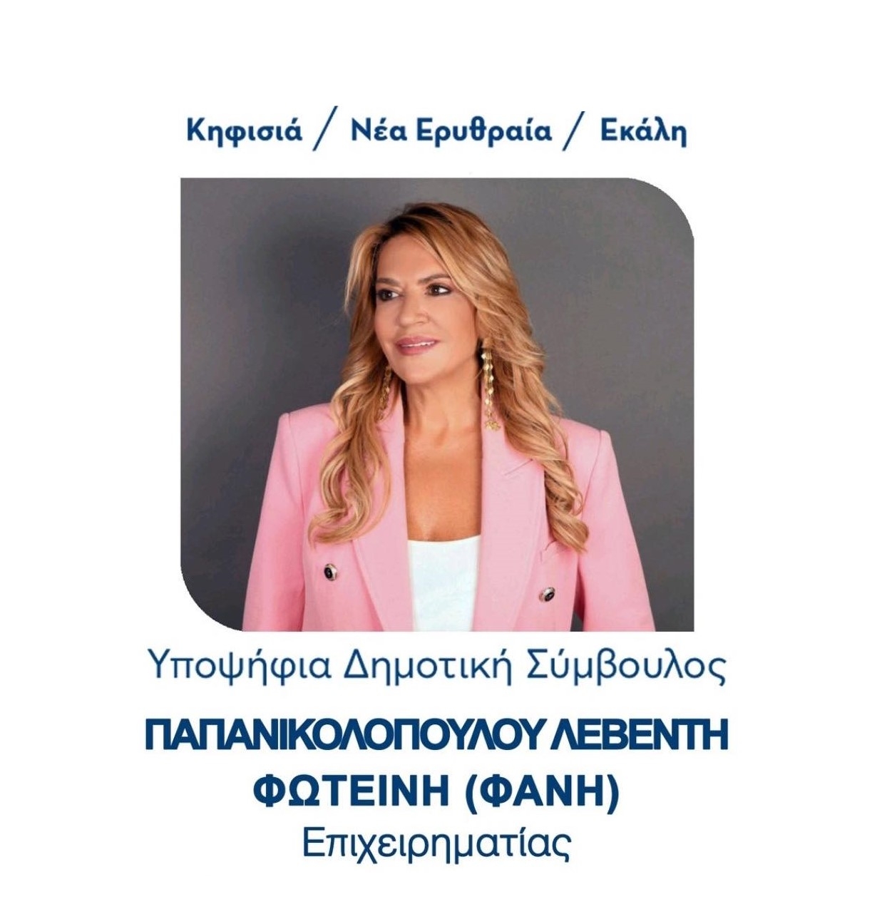 Φωτεινή Λεβέντη Παπανικοπούλου: Η πετυχημένη επιχειρηματίας υποψήφια ...